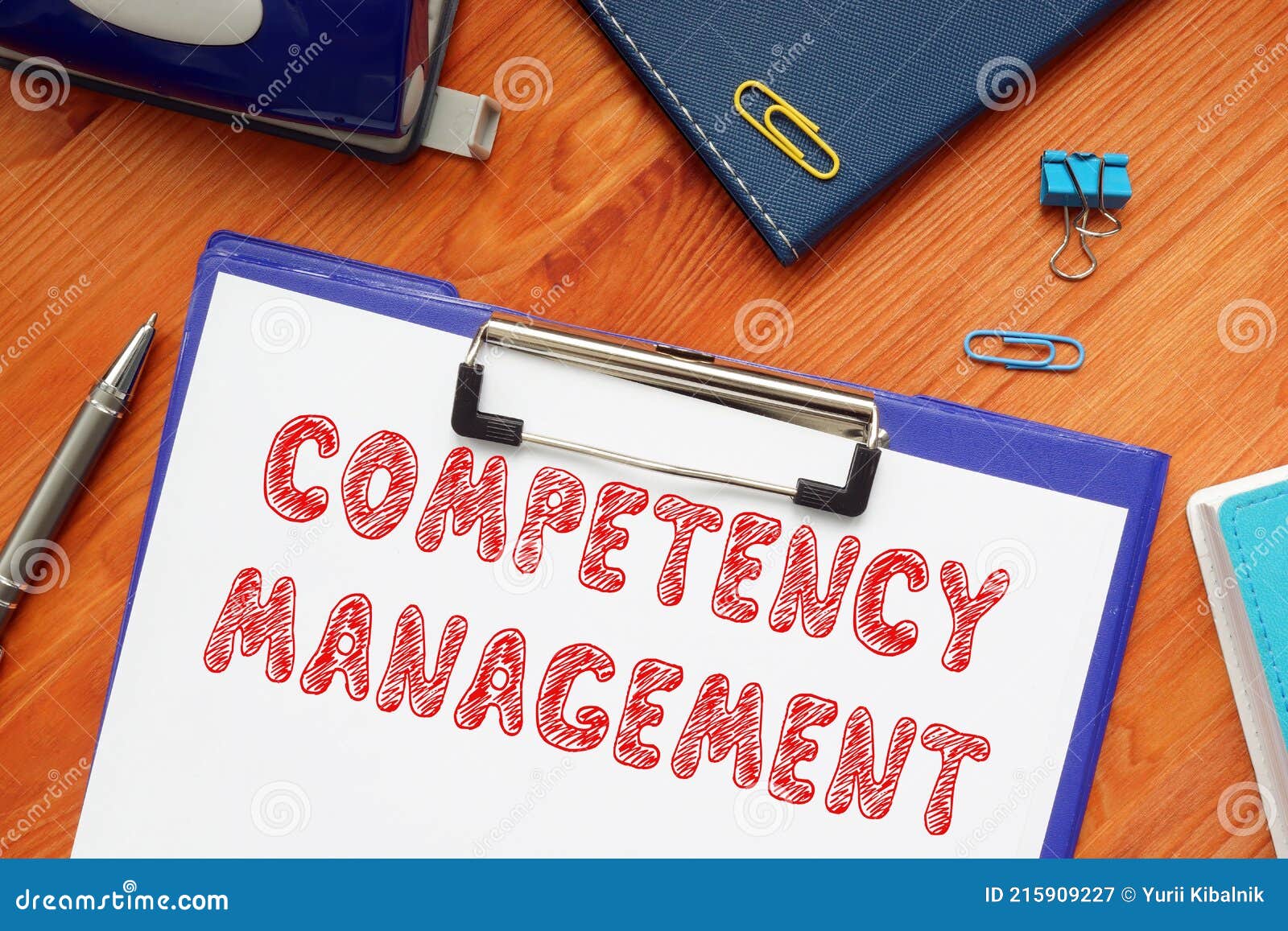 COMPETENCY MANAGEMENT Inscription on the Page Stock Image - Image of ...