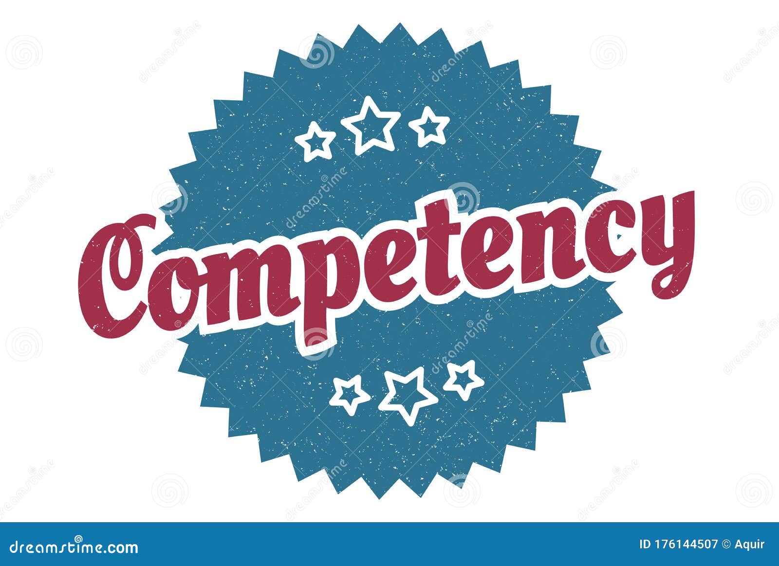 Competency Sign. Competency Vintage Retro Label Stock Vector ...