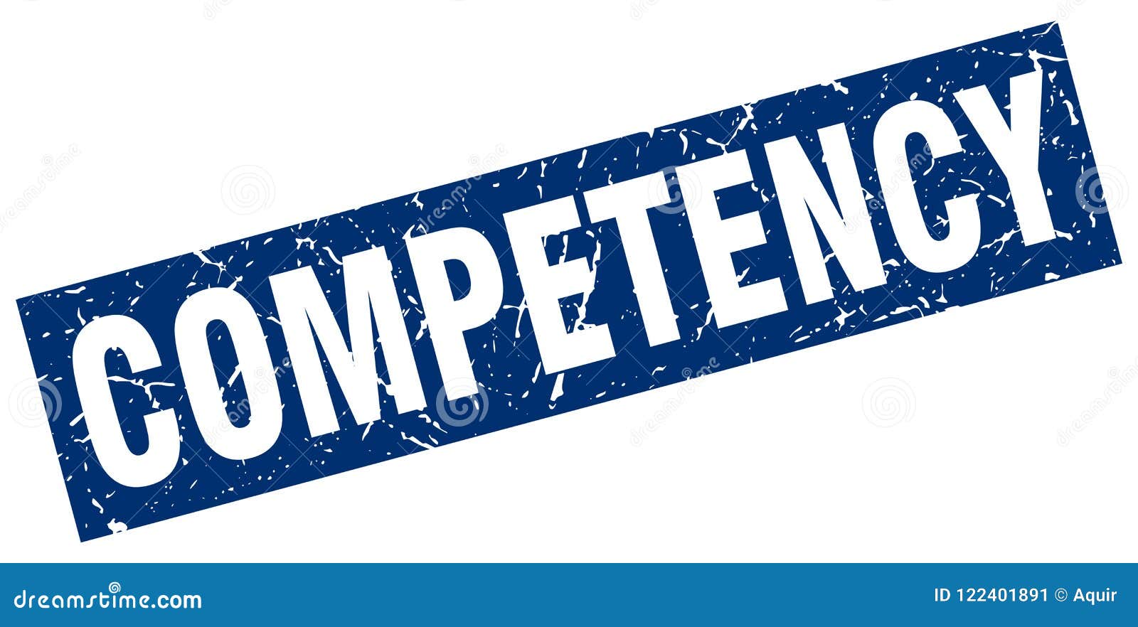 Competency stamp stock vector. Illustration of isolated - 122401891