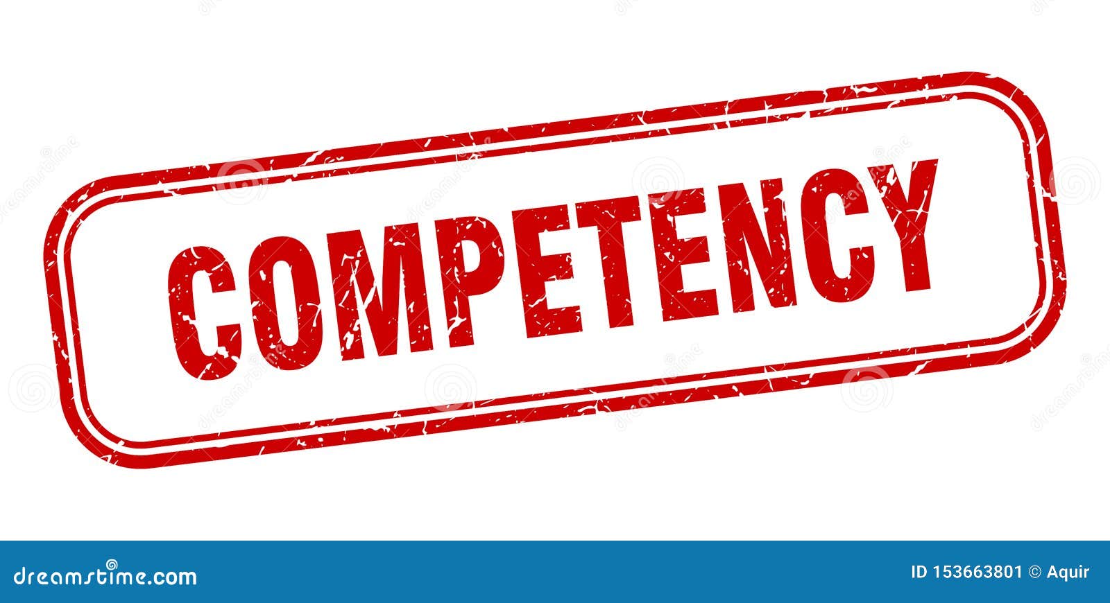 Competency Stamp Cartoon Vector | CartoonDealer.com #153663801