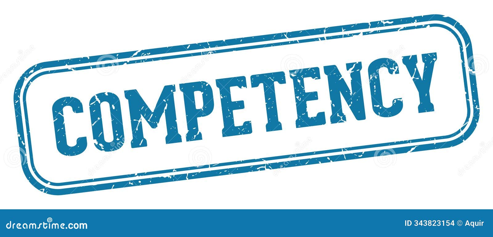 Competency Stamp Cartoon Vector | CartoonDealer.com #153663801