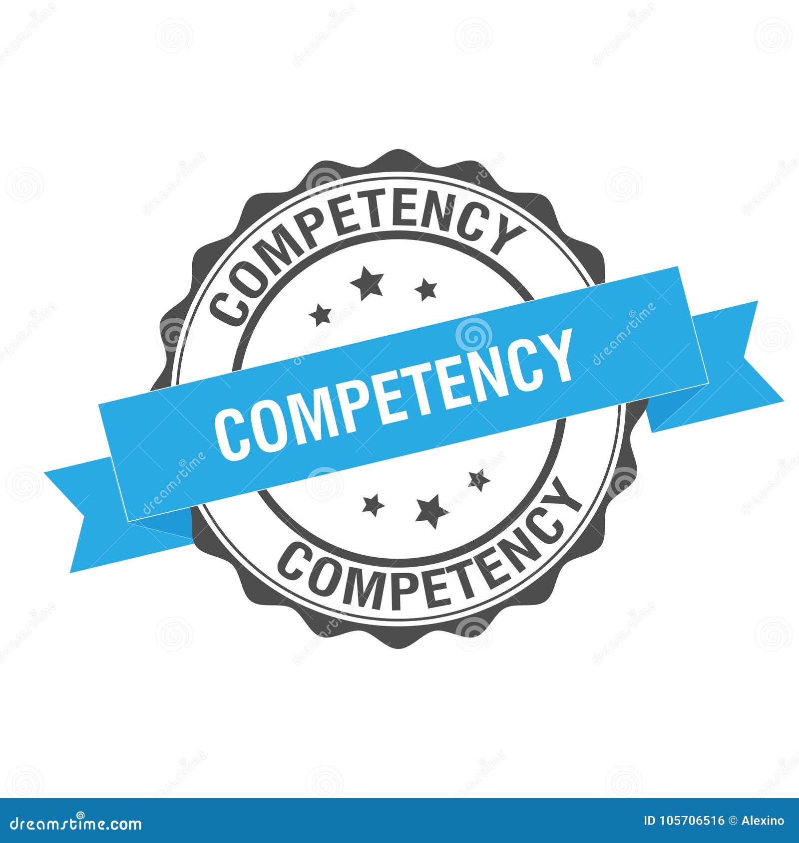 Competency Stamp Cartoon Vector | CartoonDealer.com #153663801