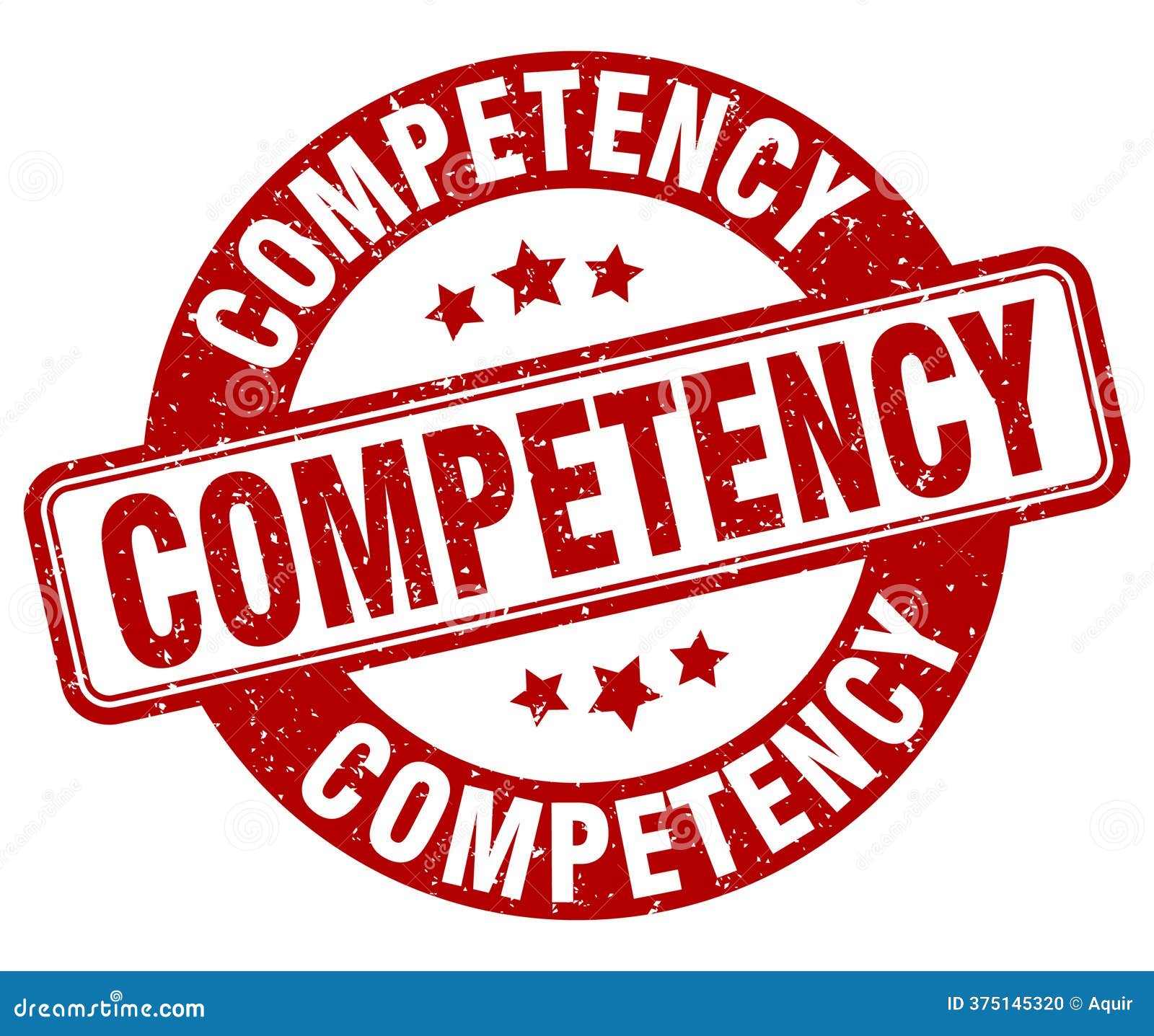 Competency Stamp. Competency Label On Transparent Background. Round ...