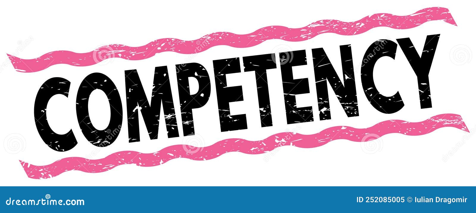 COMPETENCY Text On Green Lines Stamp Sign Royalty-Free Stock ...