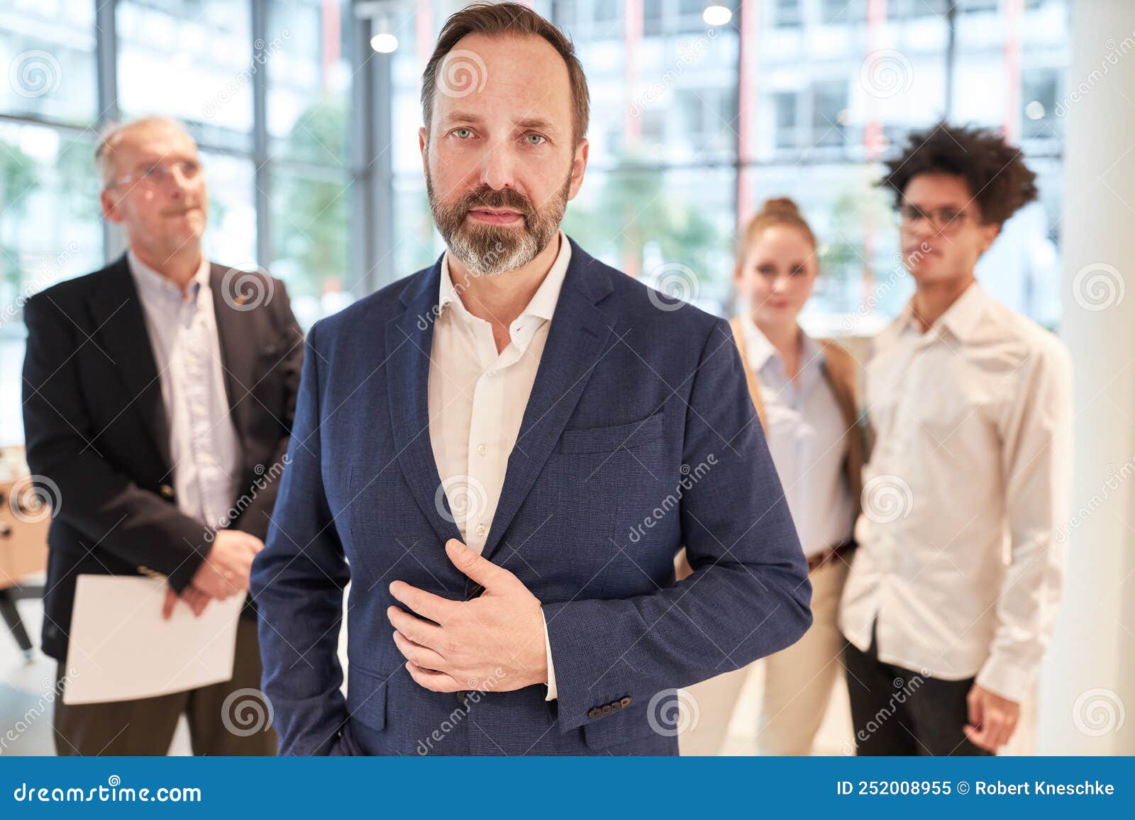 Competent Business Man As Manager and Boss Stock Image - Image of ...