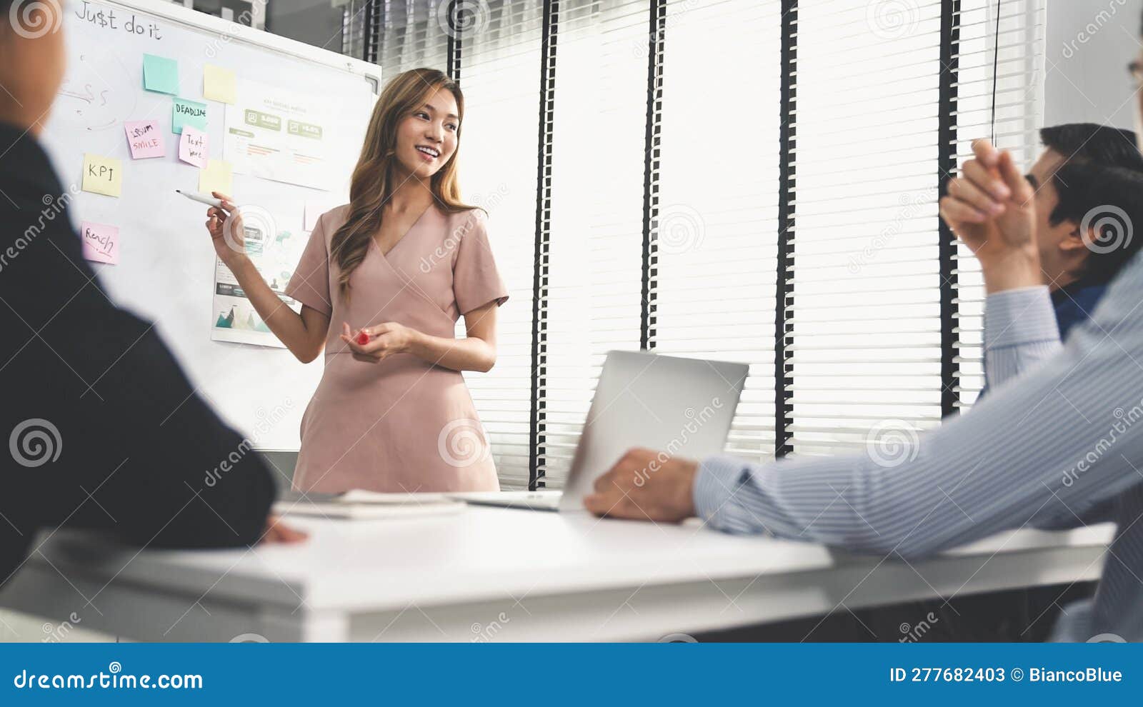 Competent Office Workers from Various Nationalities in the Meeting Room ...