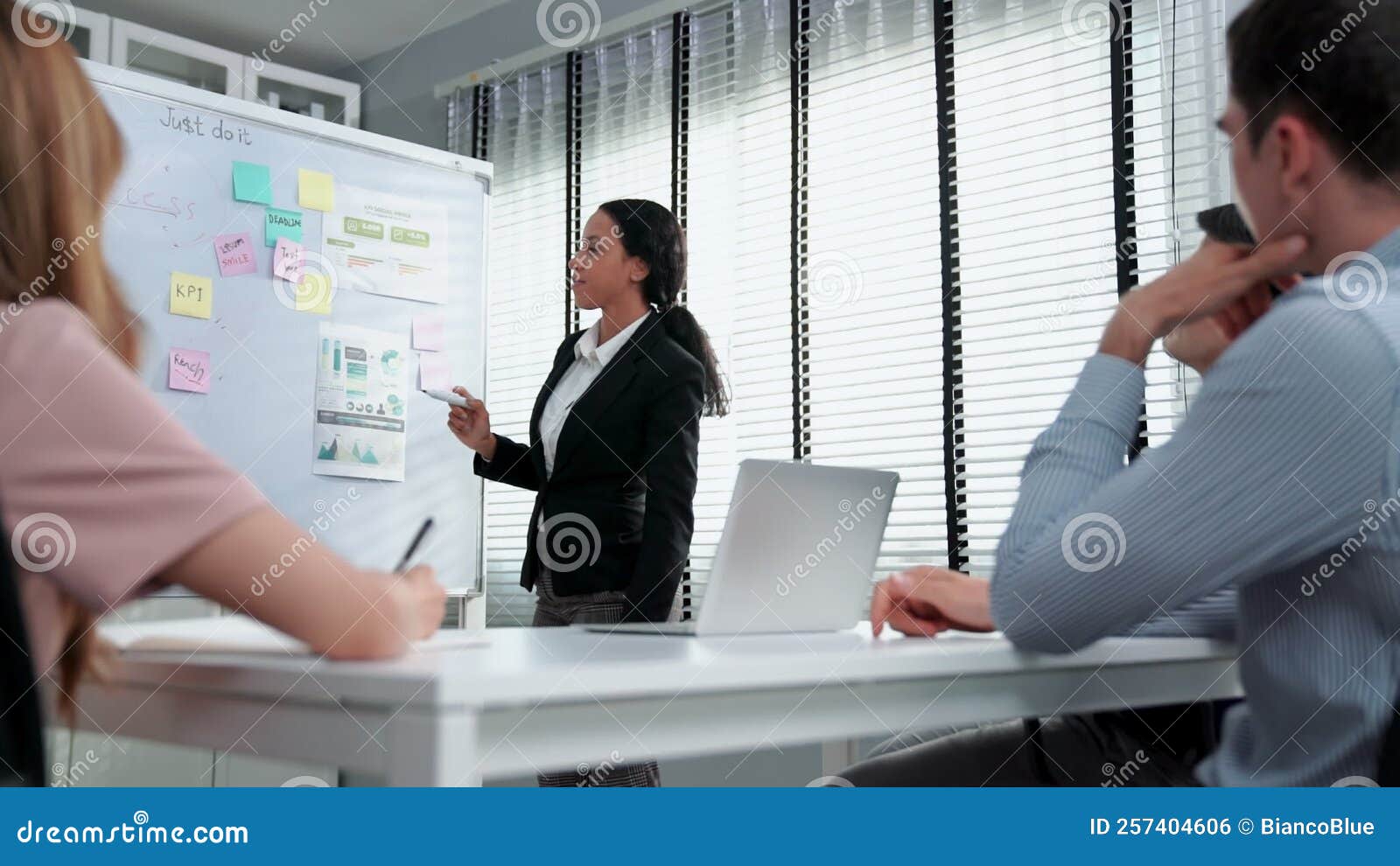 Competent Office Workers from Various Nationalities in the Meeting Room ...