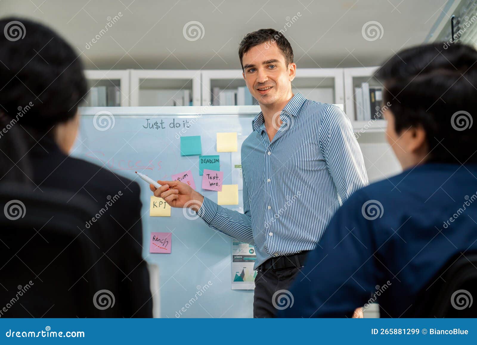 Competent Office Workers from Various Nationalities in the Meeting Room ...