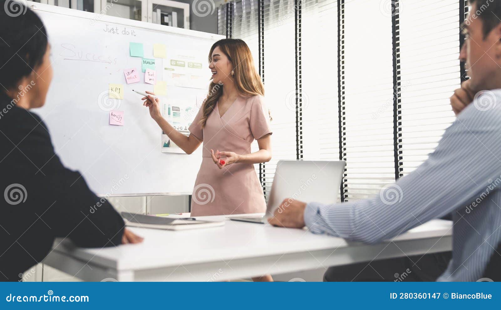 Competent Office Workers from Various Nationalities in the Meeting Room ...