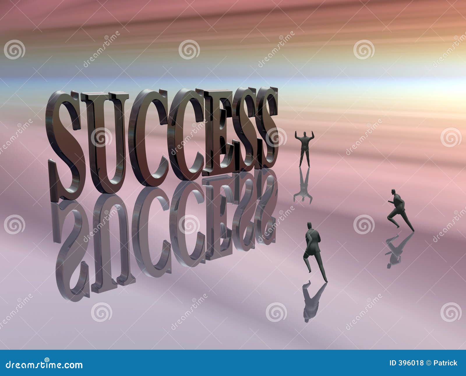 Competing, Running for Success. Stock Illustration - Illustration of ...