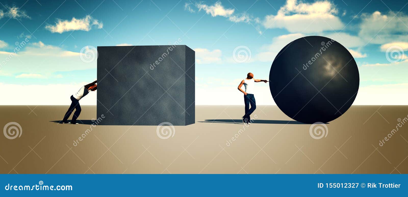 Competing technologies stock illustration. Illustration of career ...