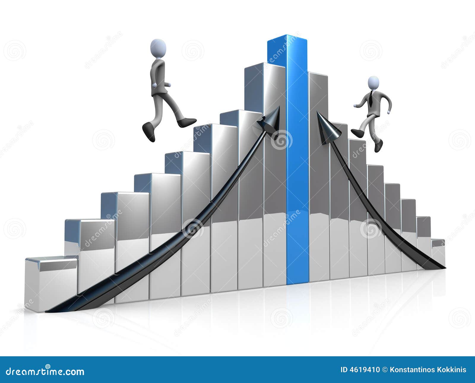 Competition stock illustration. Illustration of graph - 4619410