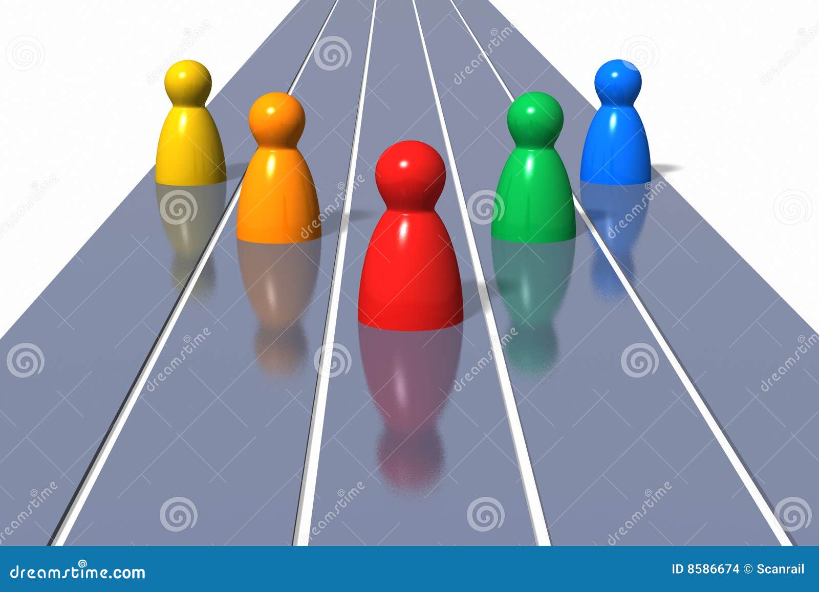 The Competition stock illustration. Illustration of campaign - 8586674