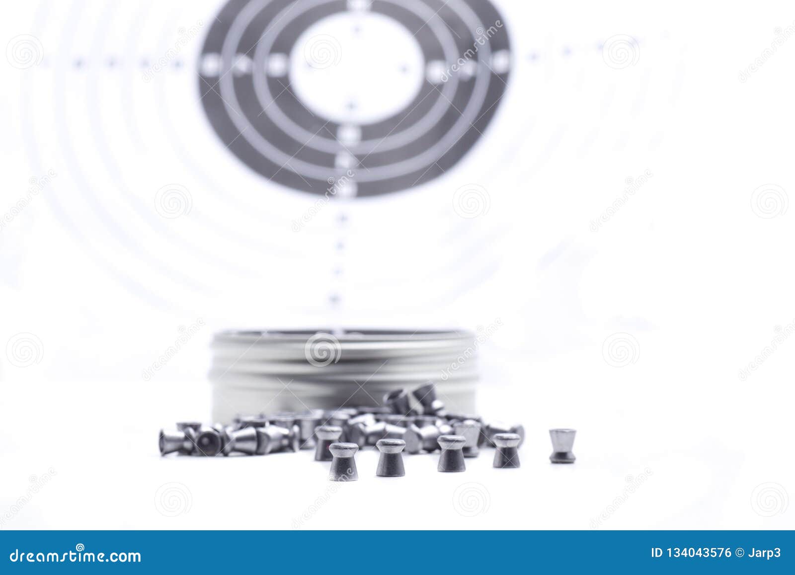 Competition Ammunition for Air Shooting Stock Photo - Image of shot ...