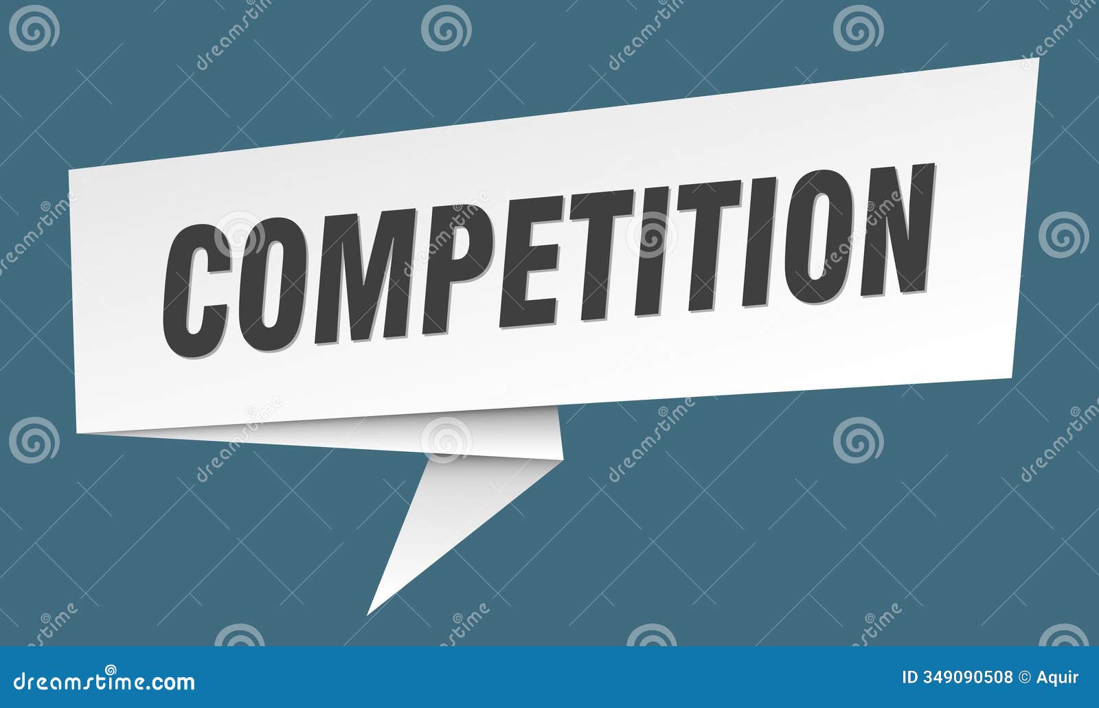 Competition Banner. Competition Speech Bubble, Label, Sticker, Sign ...