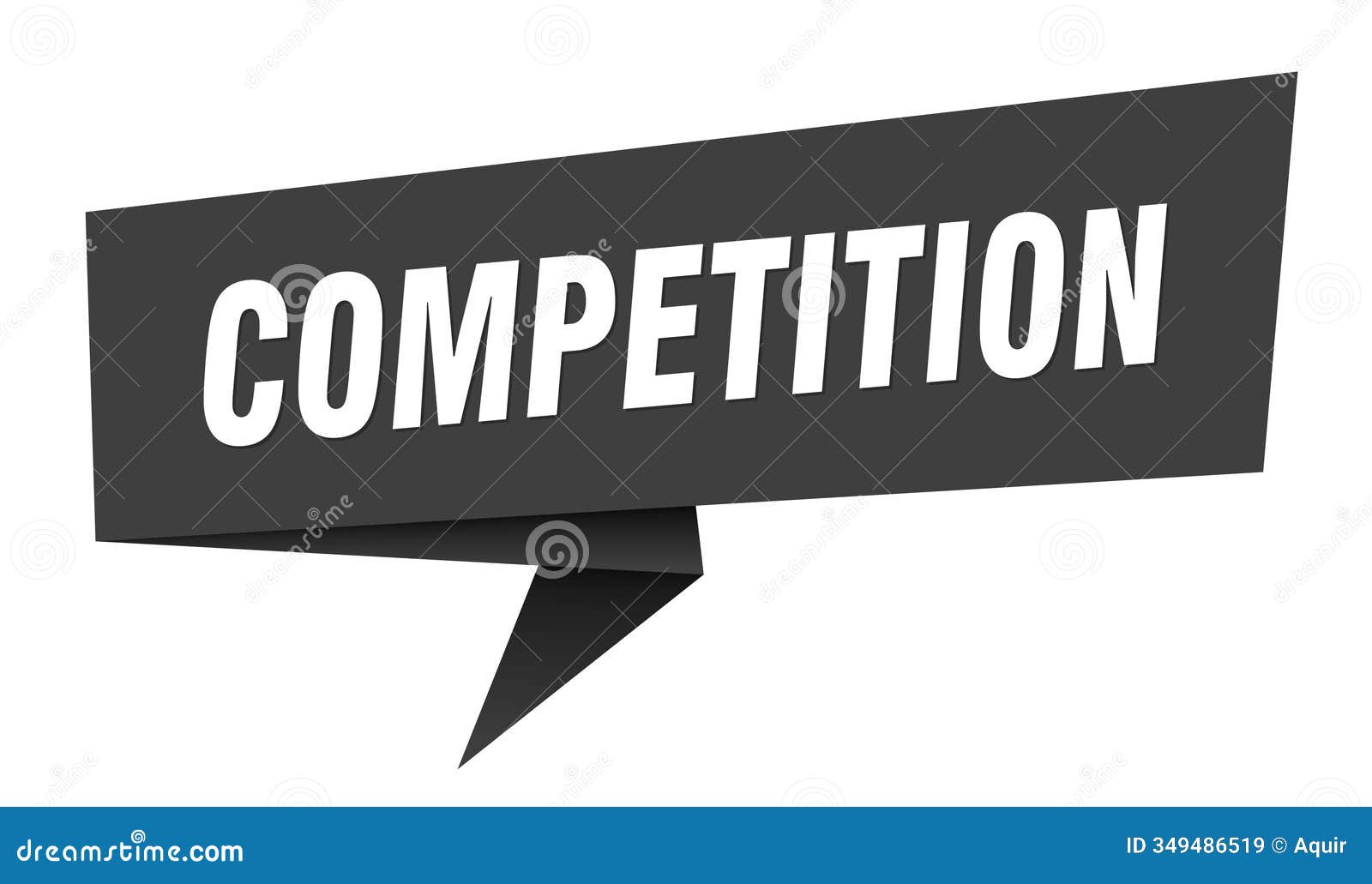 Competition Banner. Competition Speech Bubble, Label, Sticker, Sign ...