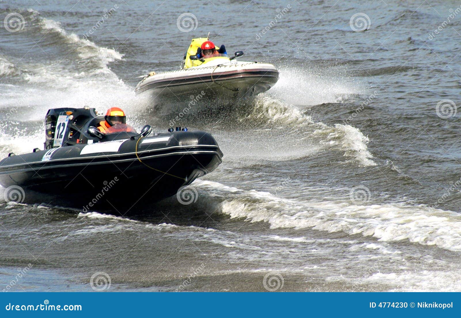 Competition of boats stock photo. Image of current, competition - 4774230