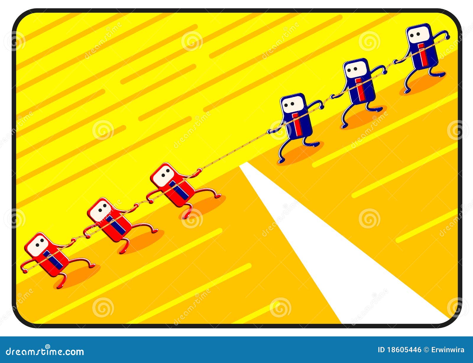 Competition by cartoon stock vector. Illustration of icon - 18605446