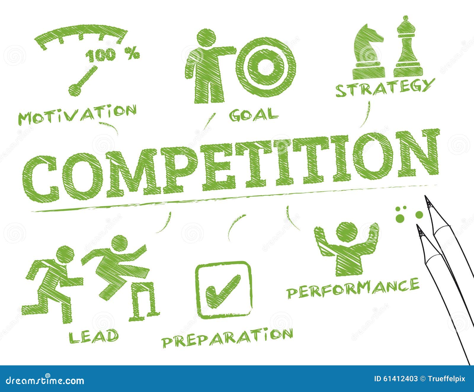 Competition stock illustration. Illustration of competitive - 61412403