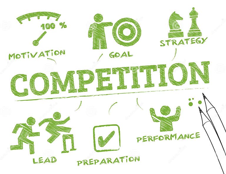 Competition stock illustration. Illustration of competitive - 61412403