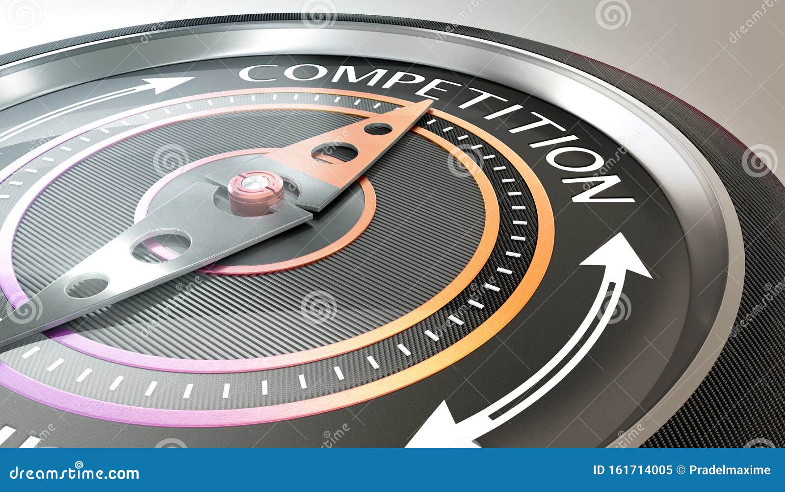 Competition Concept Compass Stock Illustration - Illustration of ...