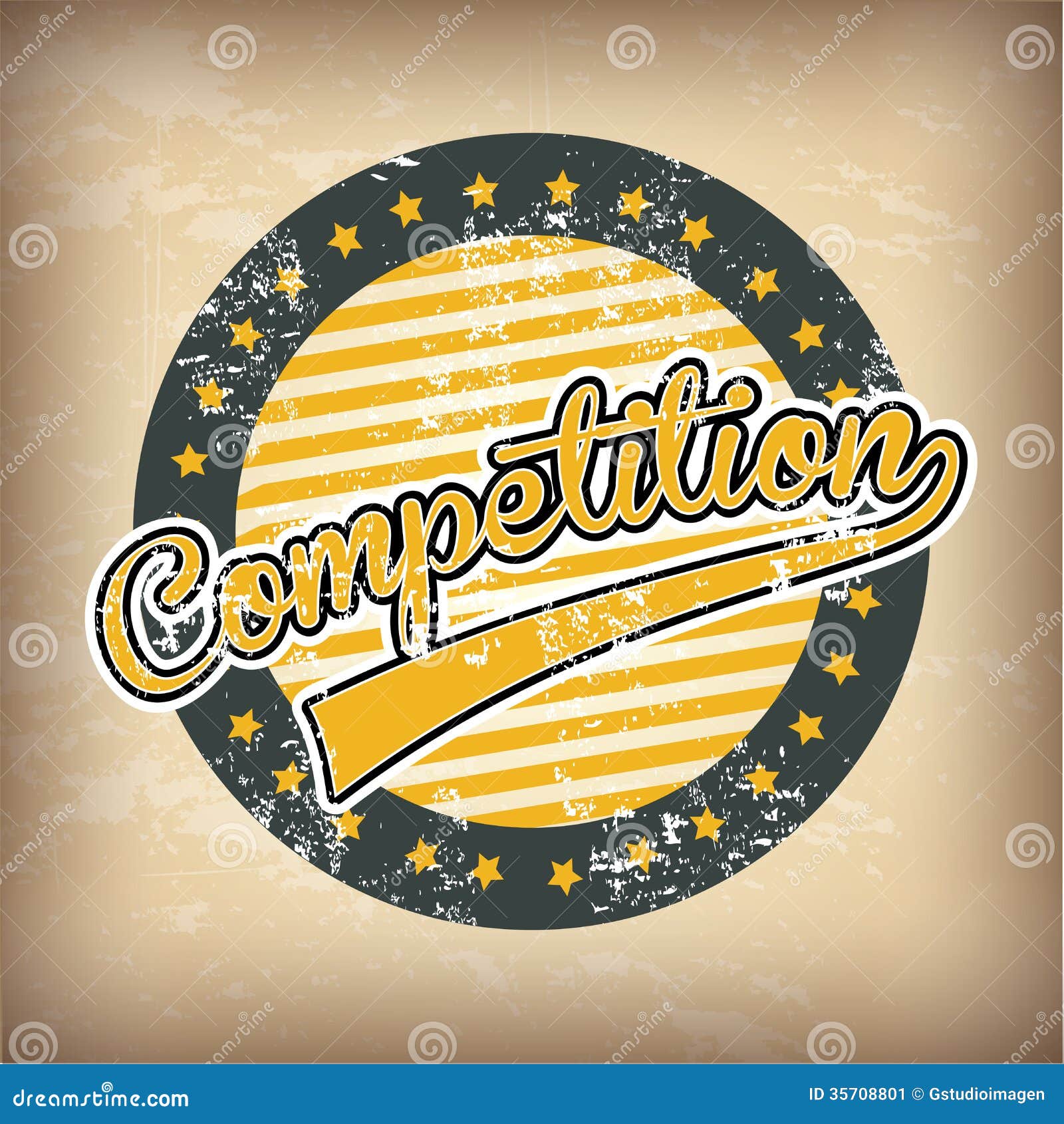Competition stock vector. Illustration of quality, symbol - 35708801