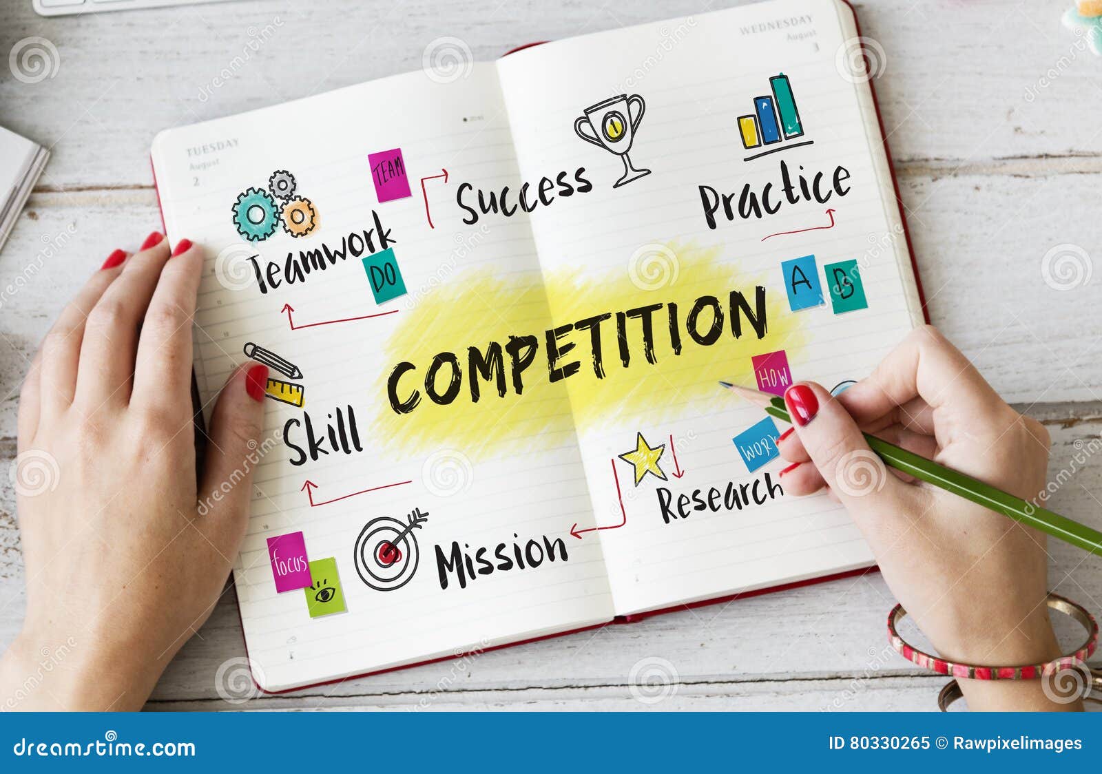 Competition Goal Aim Success Development Concept Stock Image - Image of ...