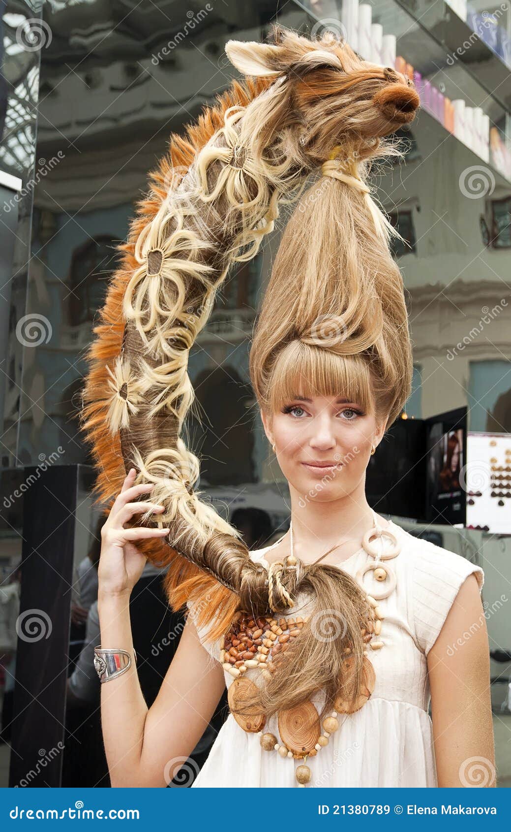 Competition of hairdresses editorial stock image. Image of decorative ...