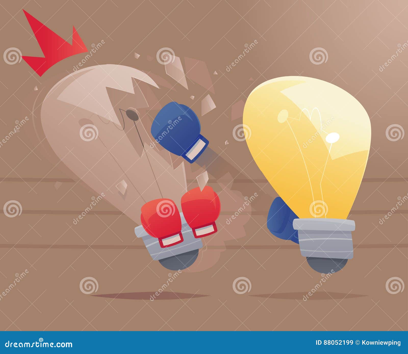 The Competition of Ideas - Concept of the Competition of Ideas Stock ...