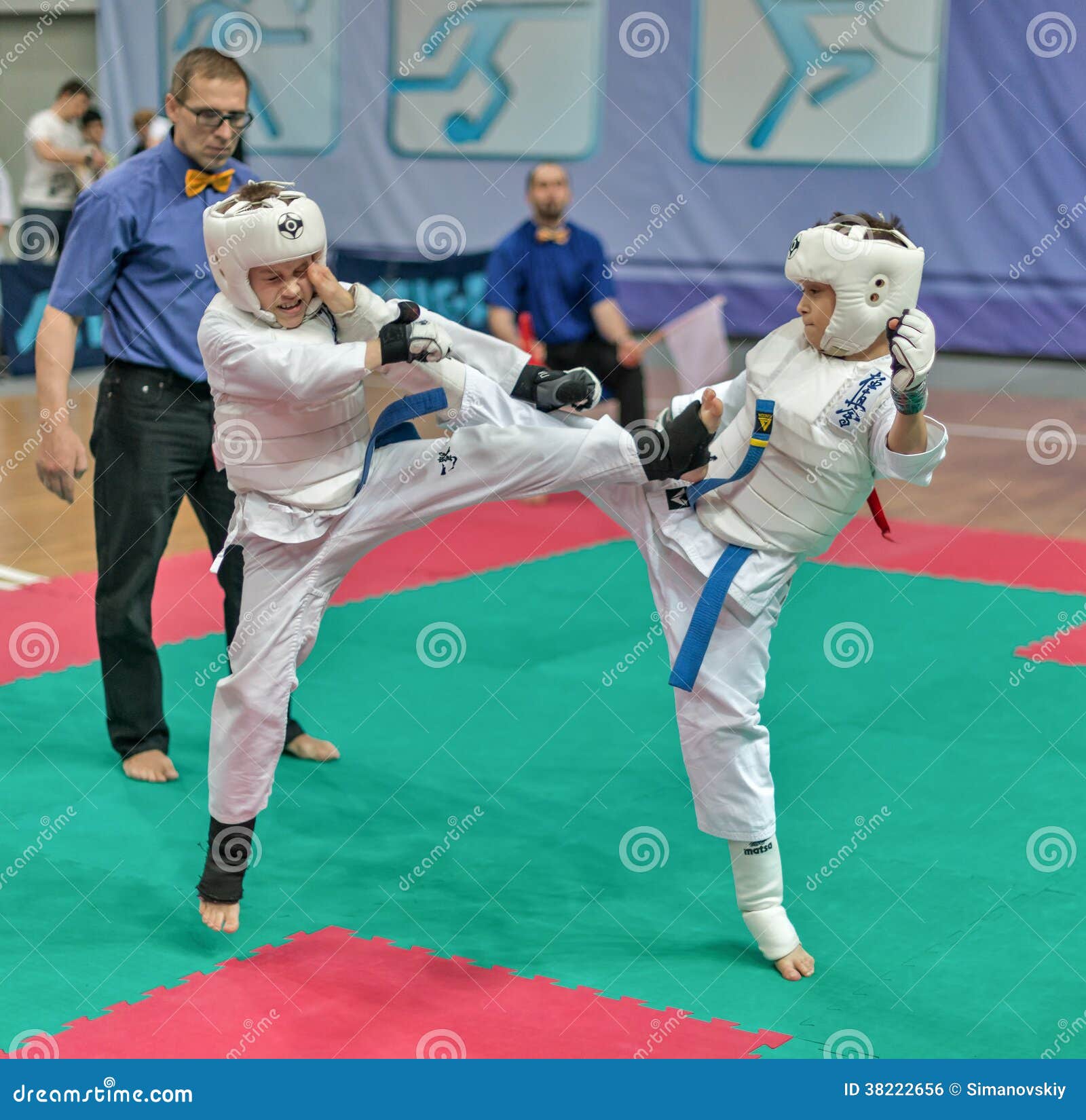 Competition on Kyokushinkai Karate. Editorial Photo - Image of extreme ...