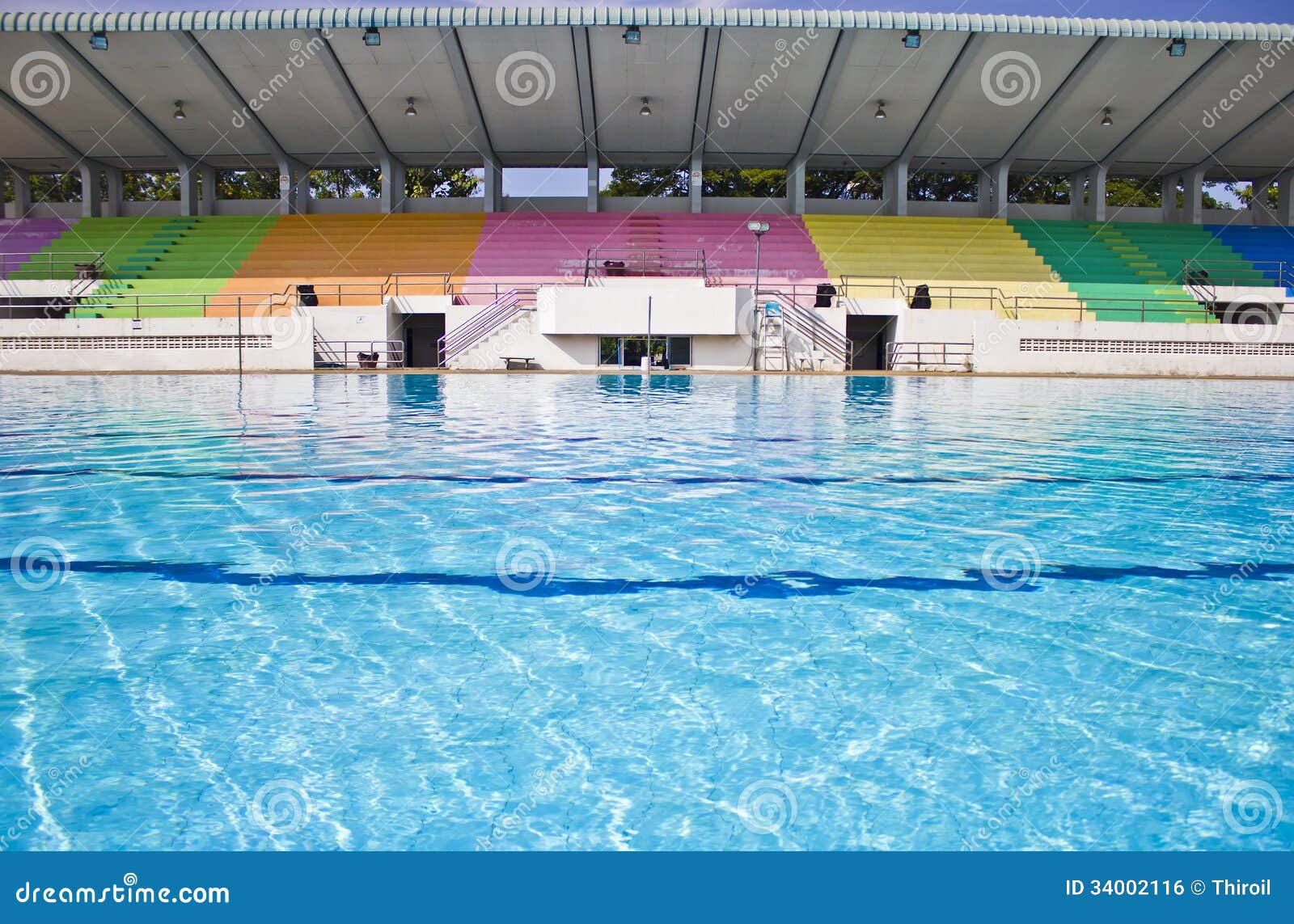 Competition pool. stock photo. Image of compete, athletic - 34002116