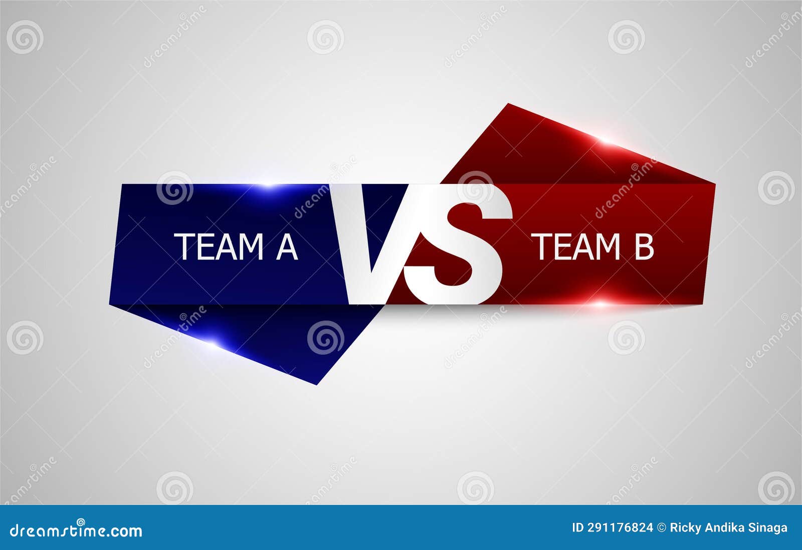 Competition Screen Template White Background Stock Vector ...