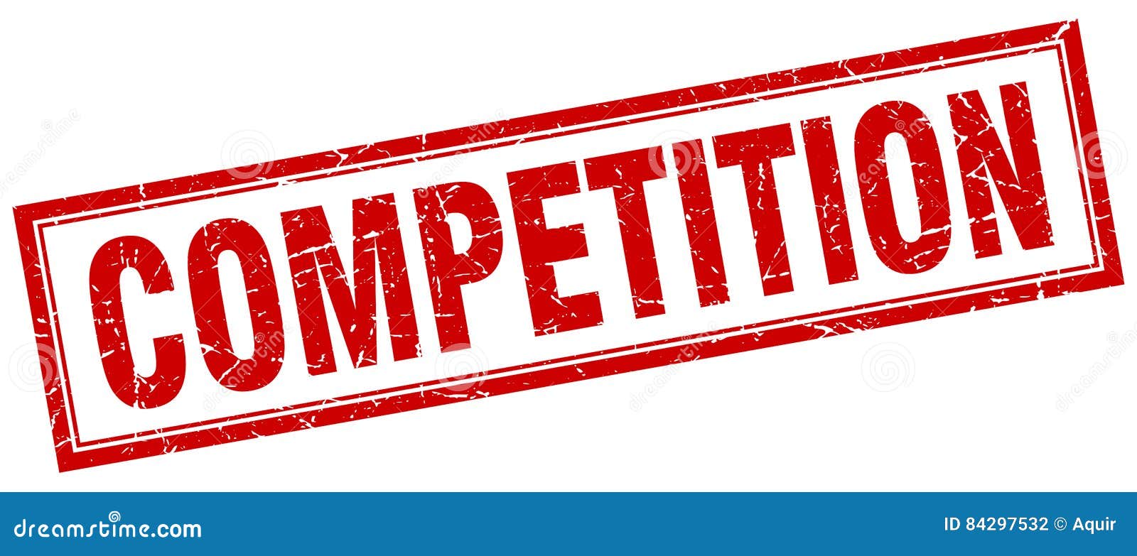 Competition square stamp stock vector. Illustration of template - 84297532