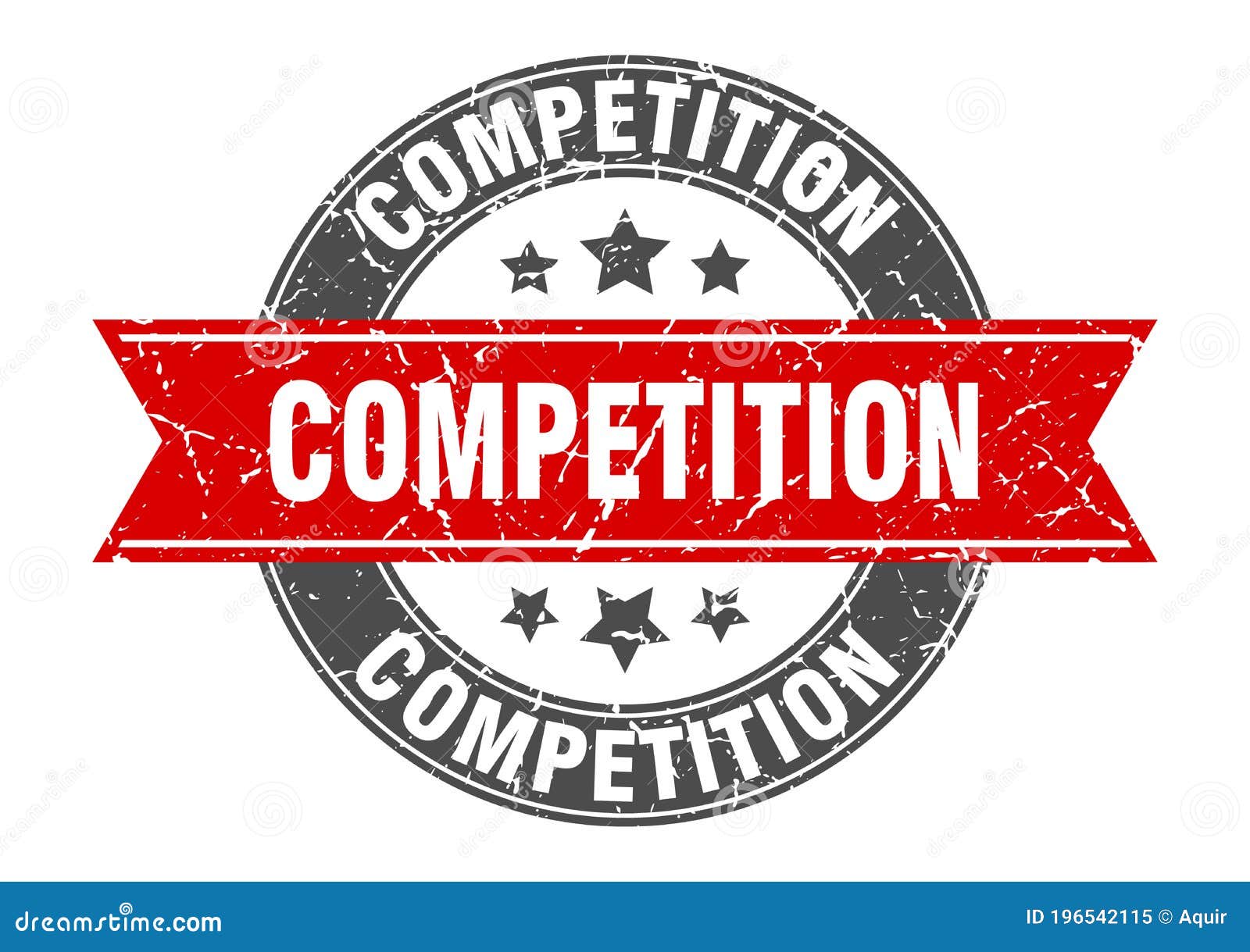 Competition stamp stock vector. Illustration of banner - 196542115