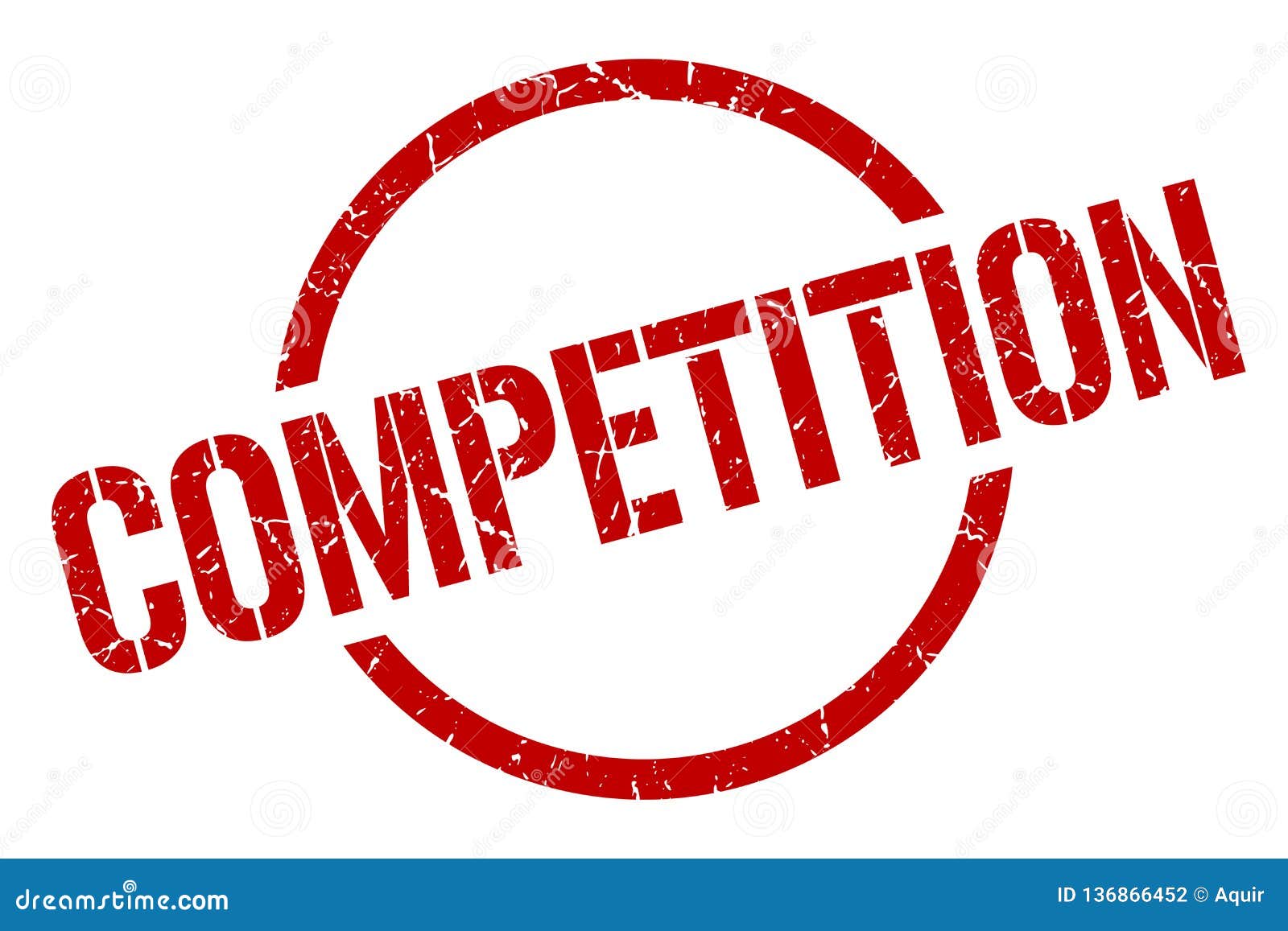 Competition stamp stock vector. Illustration of retro - 136866452