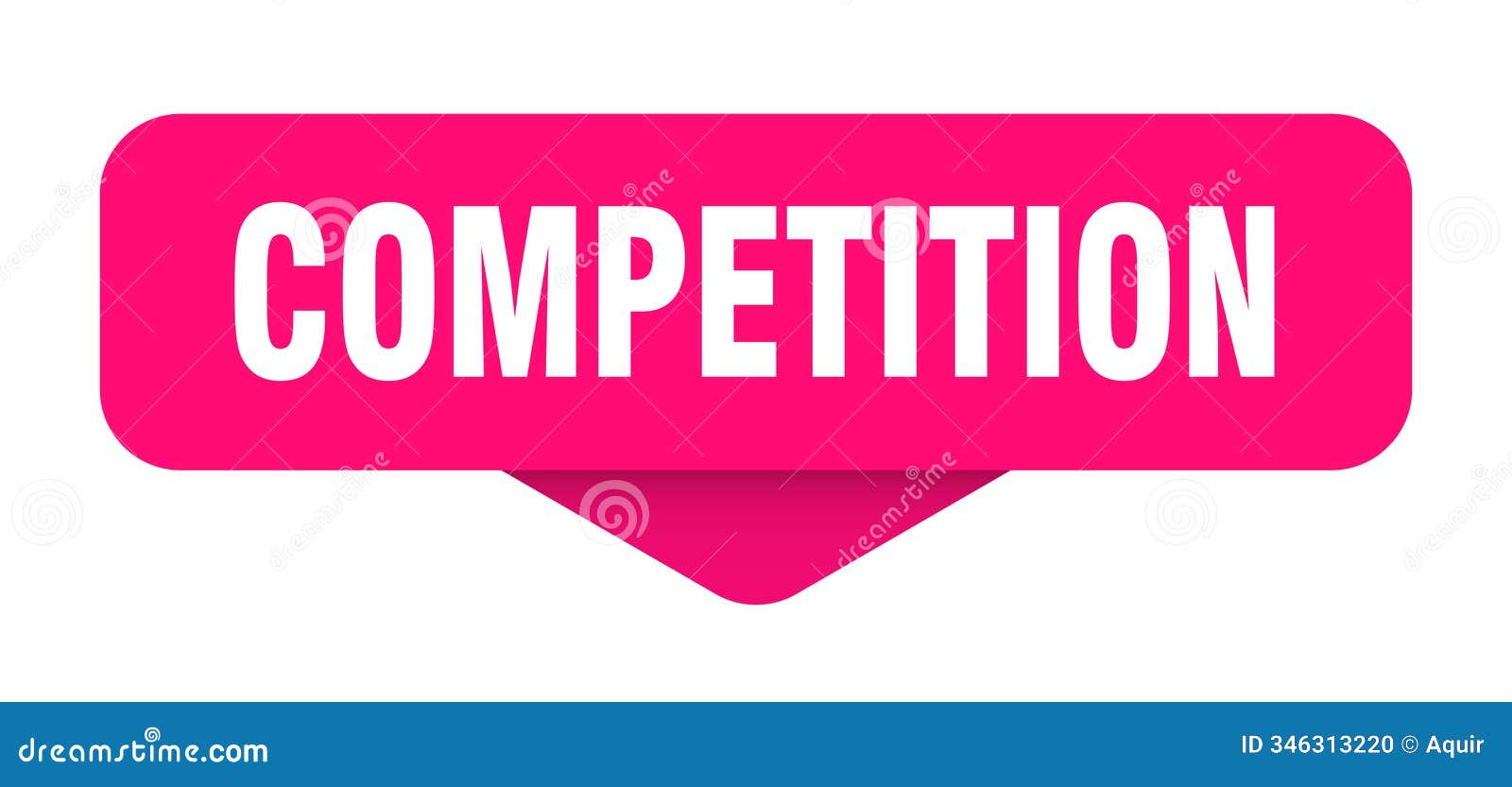 Competition Sticker. Competition Sign on Transparent Background Stock ...
