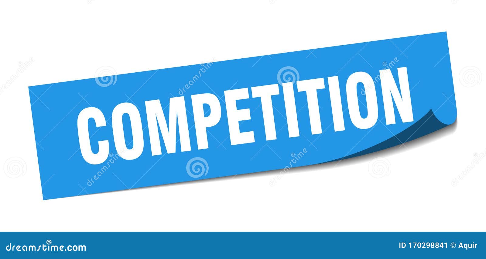 Competition Sticker. Competition Square Sign Stock Vector ...