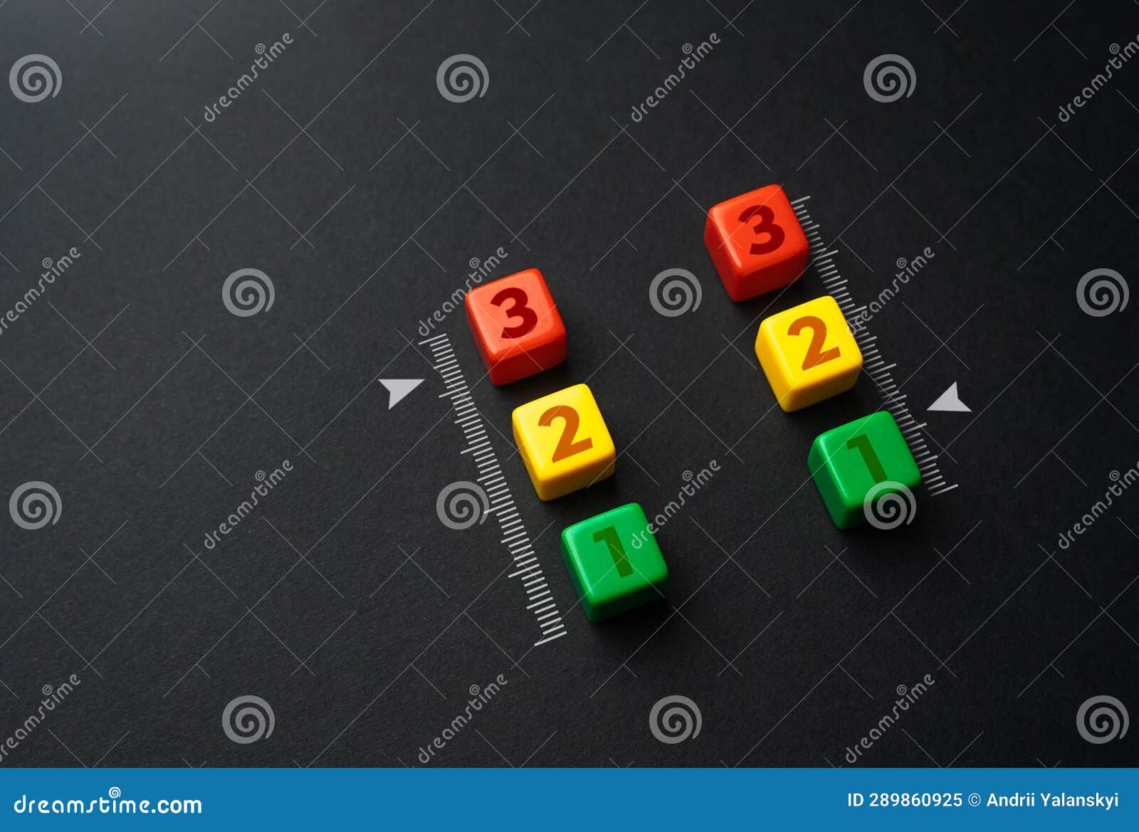 Competition in Three Stages. Make Progress Stock Image - Image of ...