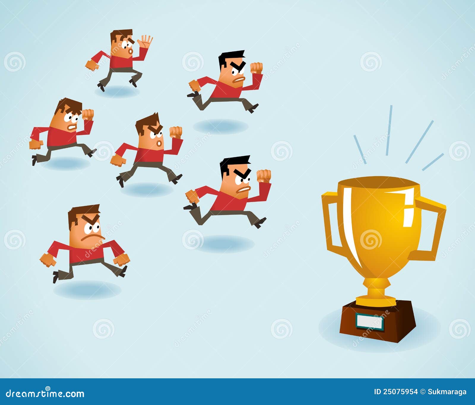 Competition to be the best stock vector. Illustration of price - 25075954
