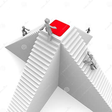 Competition and Winning Concept Stock Illustration - Illustration of ...
