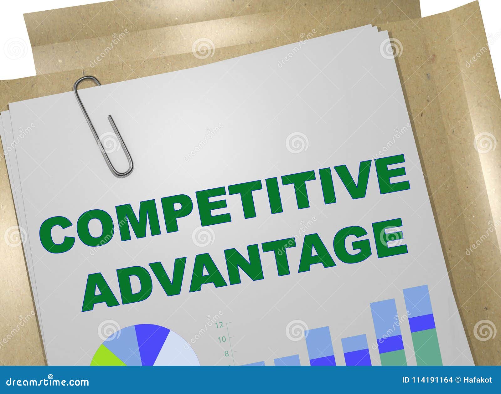 COMPETITIVE ADVANTAGE Concept Stock Illustration - Illustration of ...