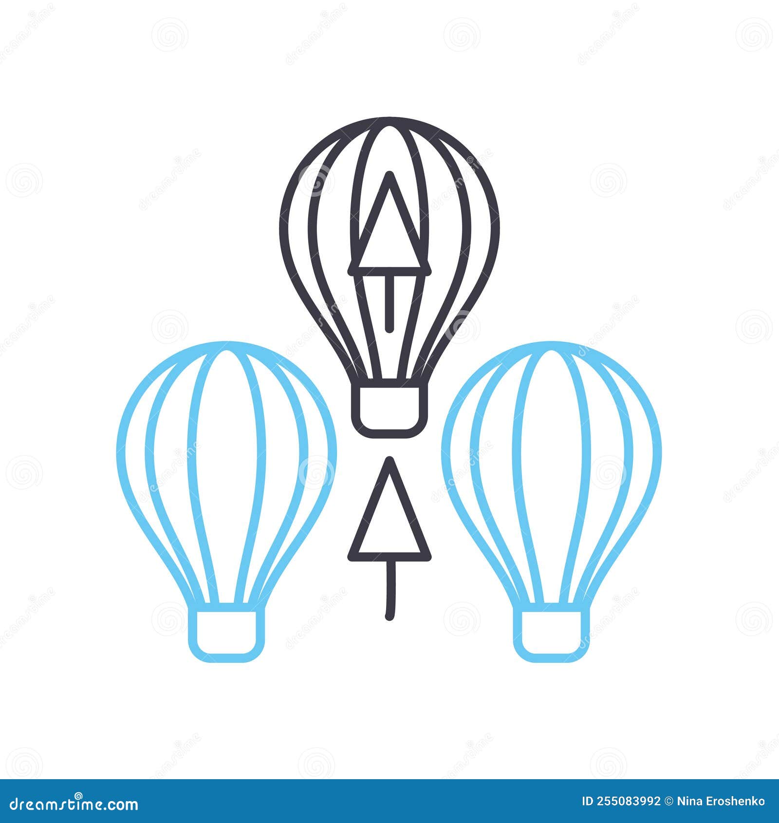 Competitive Advantage Line Icon, Outline Symbol, Vector Illustration ...