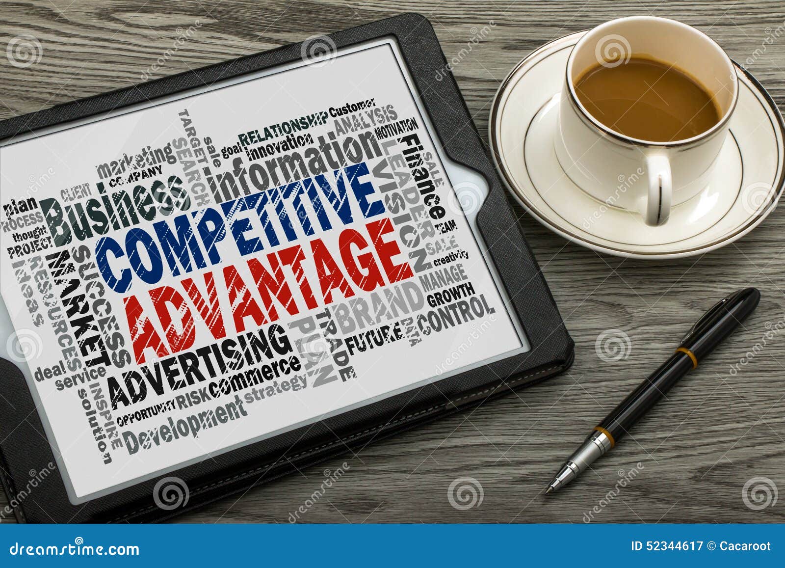Competitive Advantage Word Cloud Stock Image - Image of cloud, compete ...