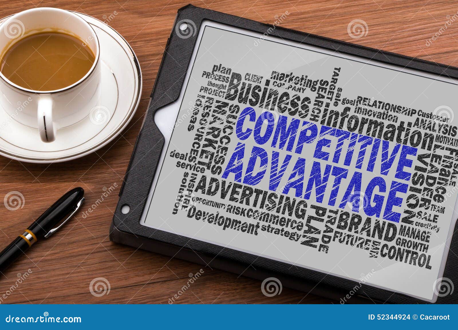 Competitive Advantage Word Cloud Stock Photo - Image of business ...