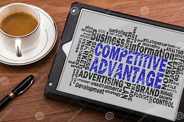 Competitive Advantage Word Cloud Stock Photo - Image of business ...