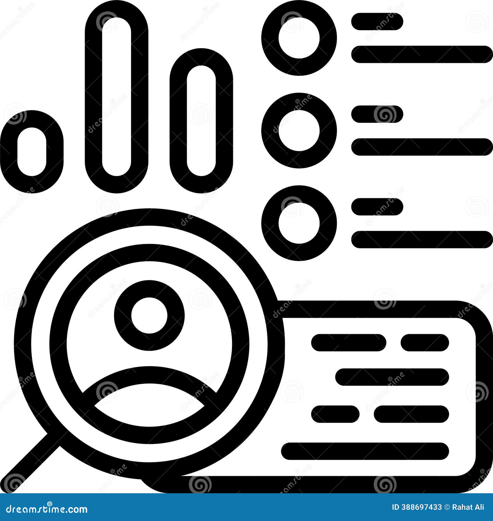 Competitive Analysis Line Icons Collection. Competition, Rivals ...