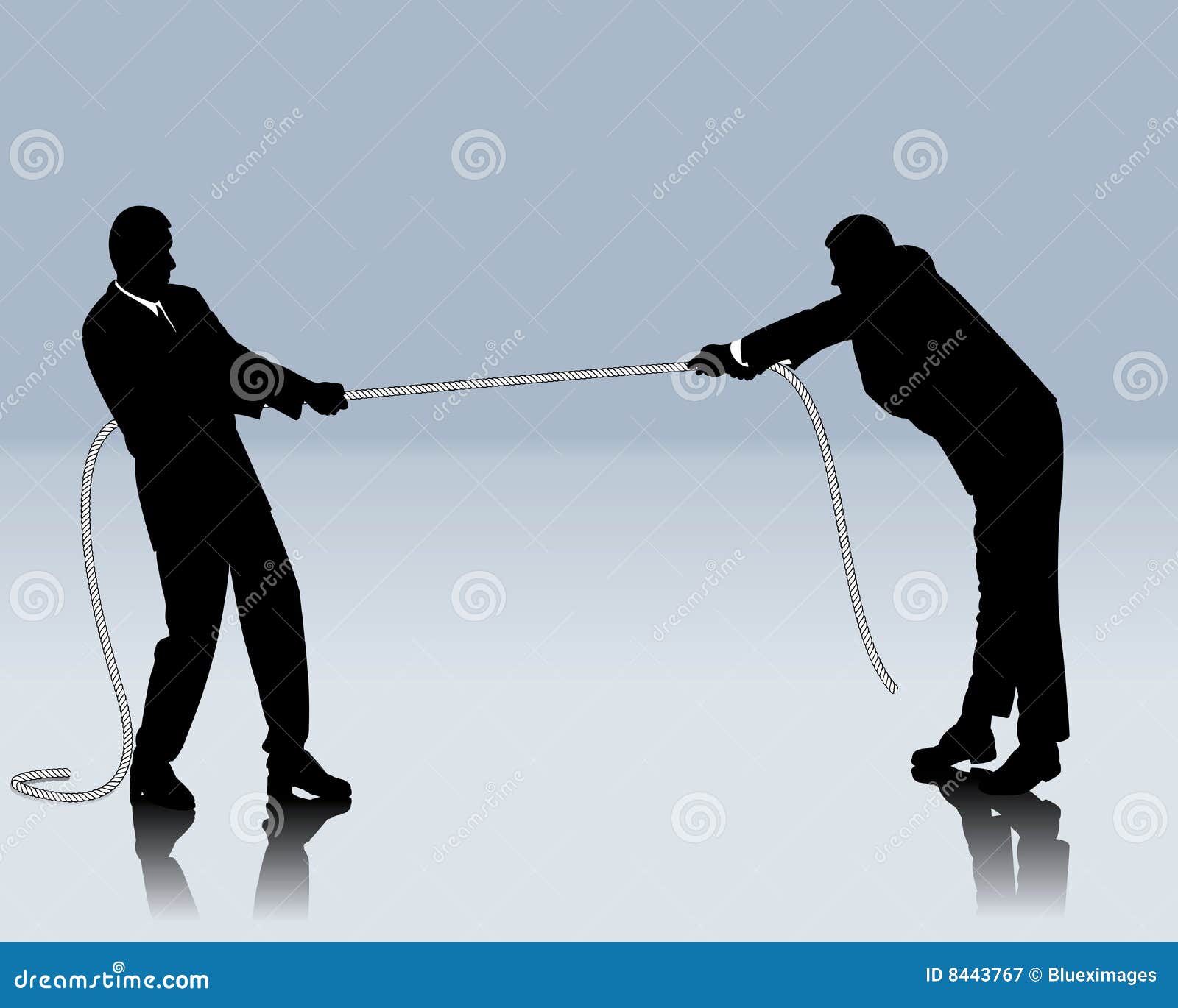 Competitive battle stock vector. Illustration of competitor - 8443767