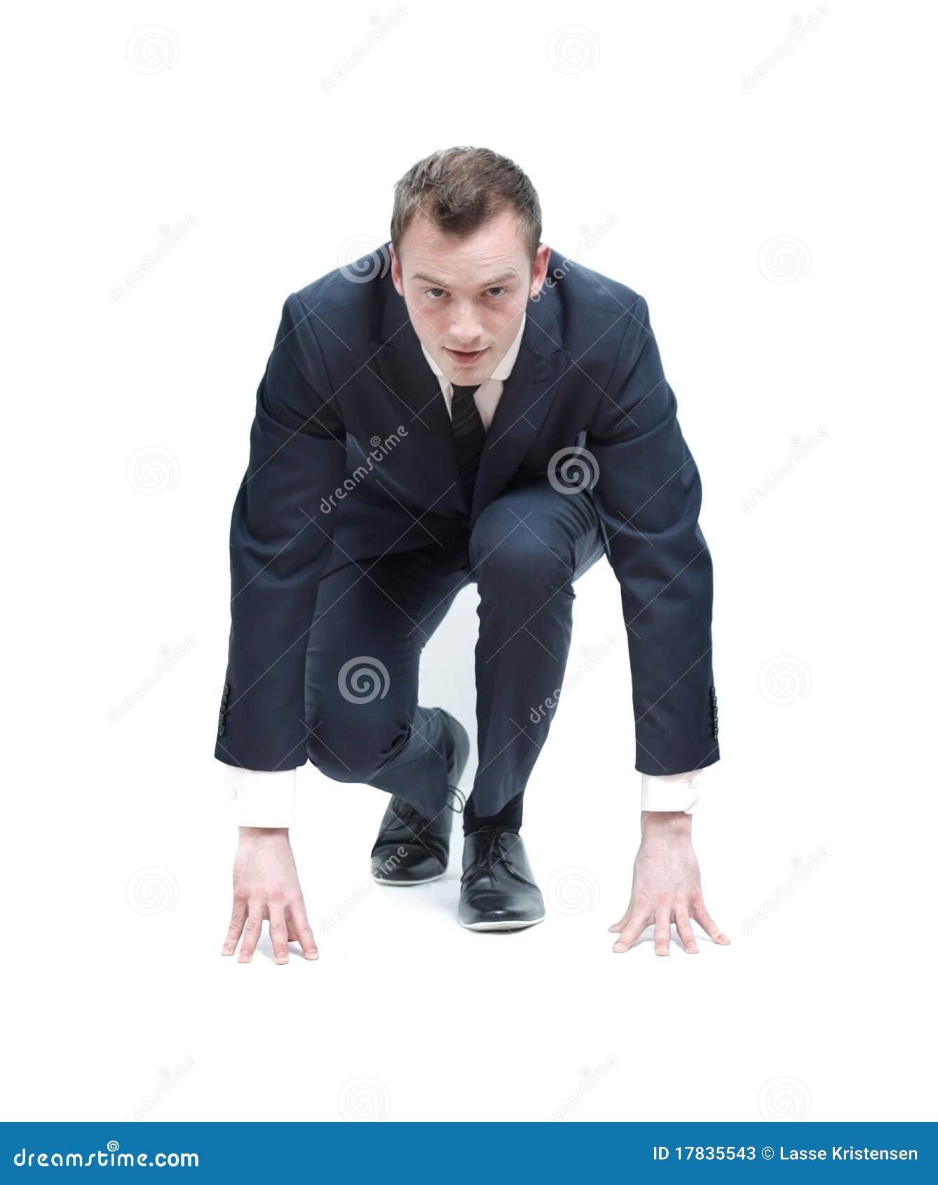 Competitive business man stock image. Image of leader - 17835543