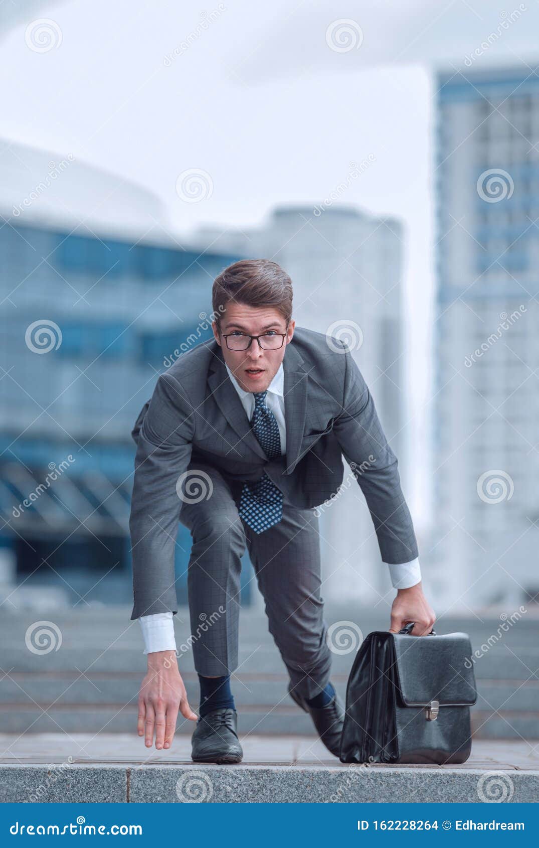 Competitive Business Person is Ready To Start Working. Stock Photo ...