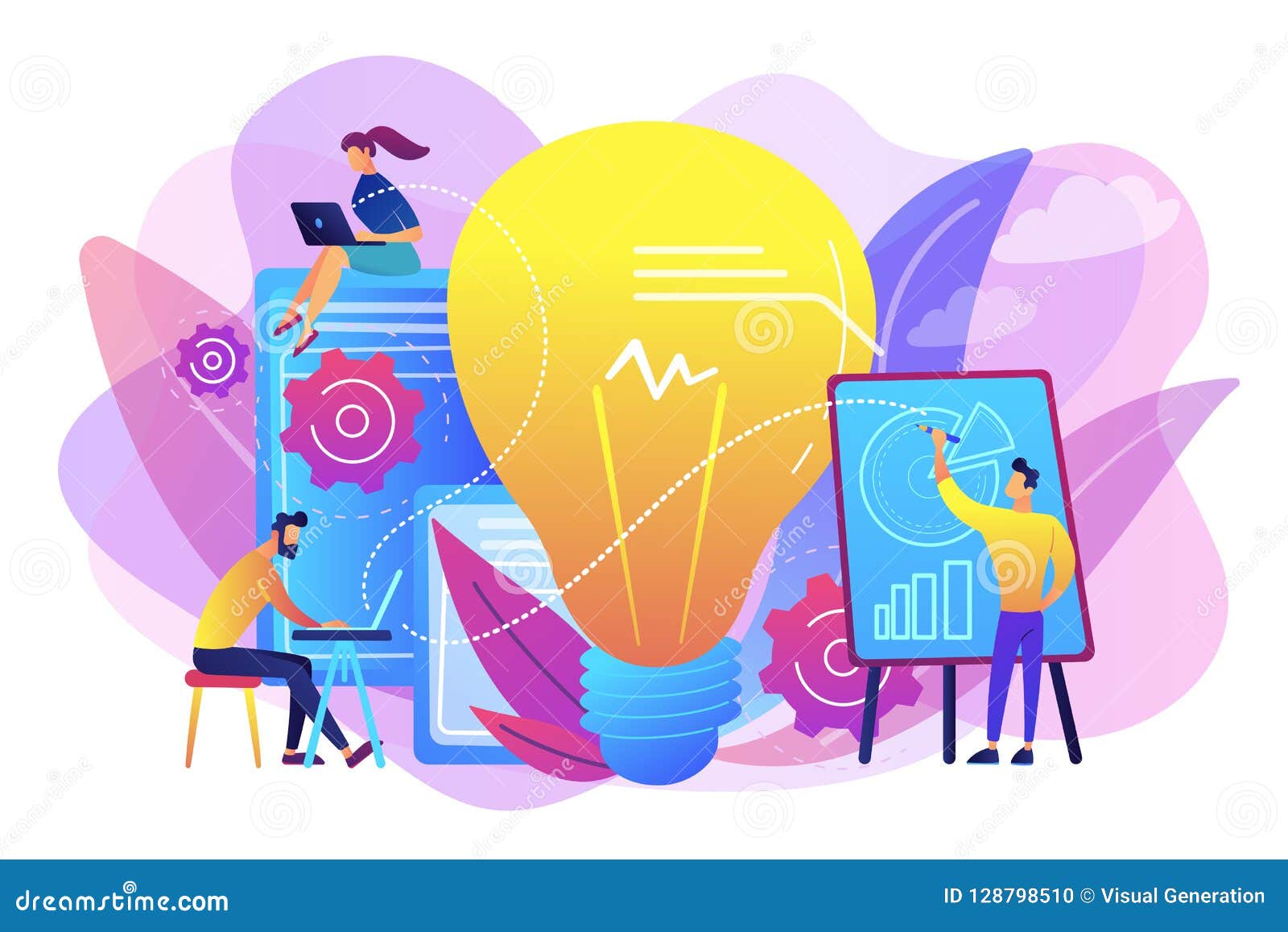 Competitive Intelligence Concept Vector Illustration. Stock Vector ...